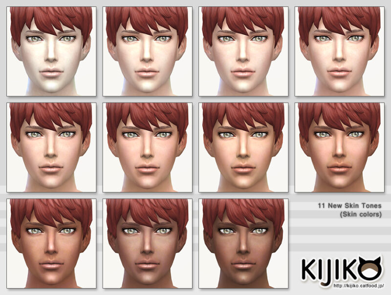 Skin Tones Glow Edition and Skin Texture Overhaul | Kijiko