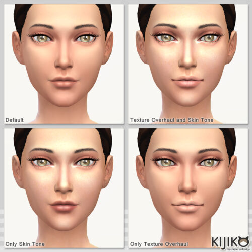 Skin Tones Glow Edition and Skin Texture Overhaul | Kijiko