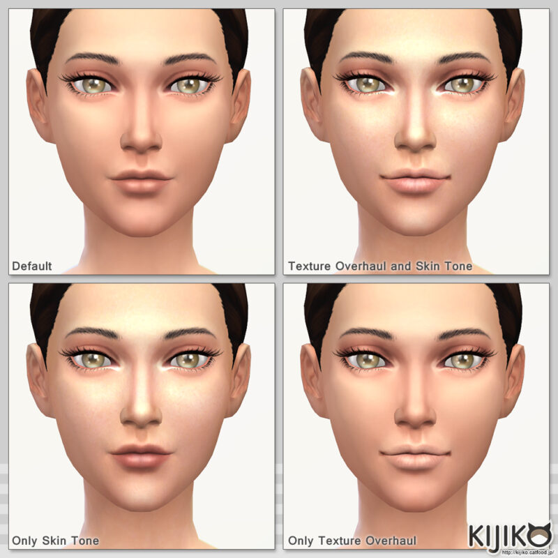 Skin Tones Glow Edition and Skin Texture Overhaul | Kijiko