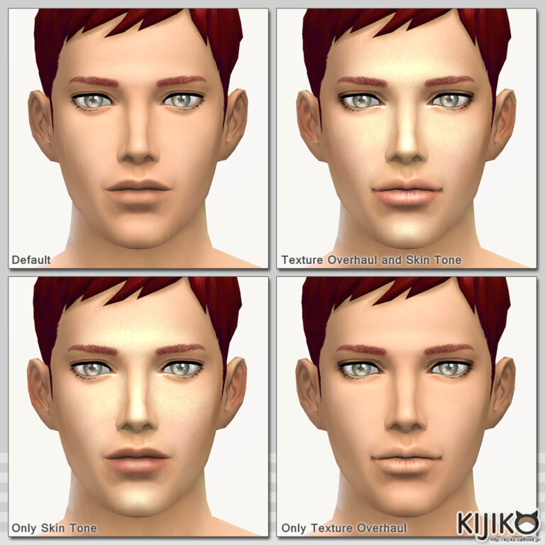 Skin Tones Glow Edition and Skin Texture Overhaul | Kijiko